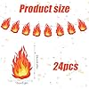Amazon.com: 3pcs Fire Flame Banner, Pre-Strung Fire Flame Decorations ...
