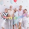 Amazon.com: Pastel Happy Birthday Banner Rainbow Birthday Banner Sign ...