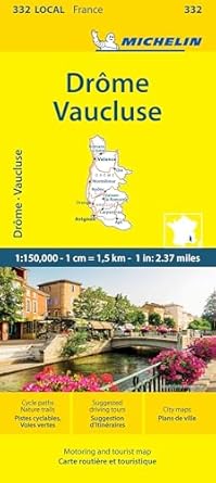 Drome Vaucluse - Michelin Local Map 332: Map: Michelin: 9782067262553 ...