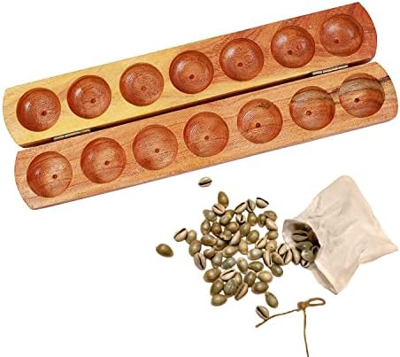 Buy Paljji Handicrafts Vamana Guntalu Hard Wood / Pallanghuzi / Mancala ...