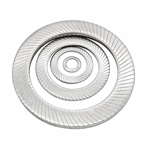 CONPHERON M5 Locking Washer Round Double Sided Serrated Lock Washer in ...