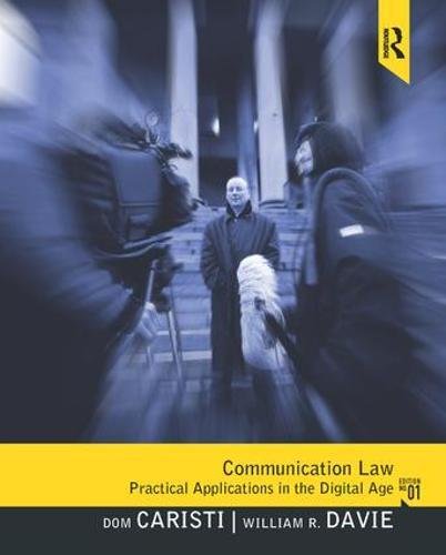 Communication Law: 9781138441422: Communication Books @ Amazon.com
