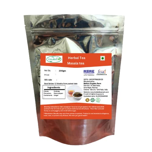 Insulas Masala Herbal Tea | Immunity Booster | 100% Natural Ingredients ...