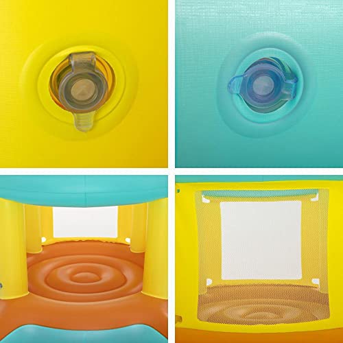 Bestway Jumptopia Bouncer and Play Kids Paddling Pool, Inflatable Pool ...