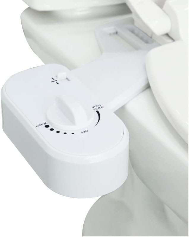 Bidet Toilet Seat Attachment - Self Cleaning Water Sprayer +Adjustable ...