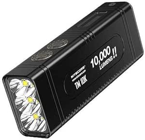 NITECORE TM10K Tiny Monster Type-C Rechargeable Flashlight - 10,000 ...