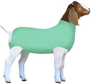 Amazon.com: FUZIDDN Spandex Goat Tube for Show Goats - Show Livestock ...