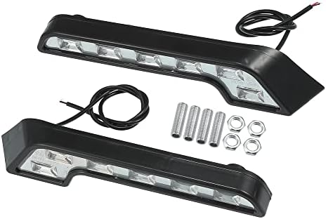 Amazon.com: A ABSOPRO Car L-Shape Clear Lens LED Daytime Running Light ...
