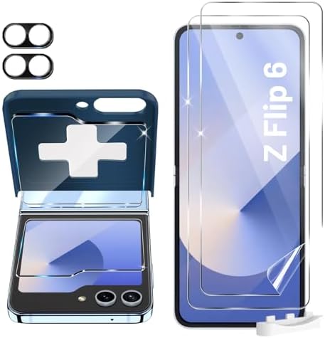 TQLGY for Samsung Galaxy Z Flip 7 FE/Z Flip 6 Screen Protector, 2 Inner ...