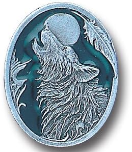 Amazon.com: Native American Indian Inspired Howling Wolf Collector's ...