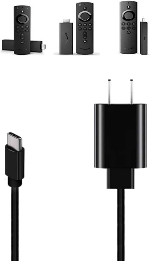 Amazon.com: Power Charger for Fire TV Stick, Fire TV Lite,Firestick,All ...