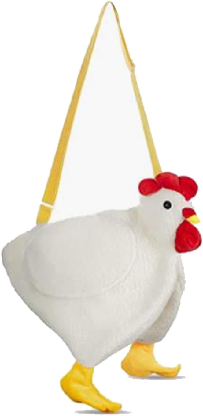 Chicken Purse Chicken Bag Hen Bag Handbag Fluffy Hen Crossbody Bag ...