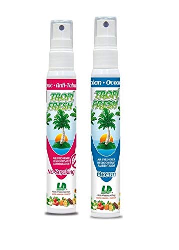 L&D TROPIFRESH Pump Spray 60ML (Pack of 2) NO Smoking - Ocean : Amazon ...