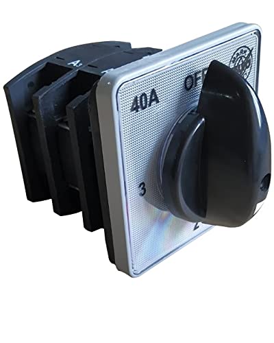SELVO 40A Cam Operated Rotary Switch Phase Selector 1 Pole 3 Way ...