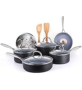 Amazon.com: COOKSMARK Nonstick Ceramic Cookware Set, Induction ...