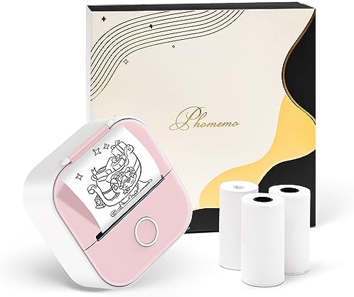 Amazon.com: Omezizy T02 Sticker Printer - Thermal Bluetooth Mini ...