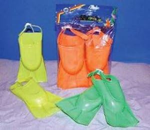 Kinder Schwimmflossen Flossen 17,5 cm lang grün*Neu&Ovp* : Amazon.de ...