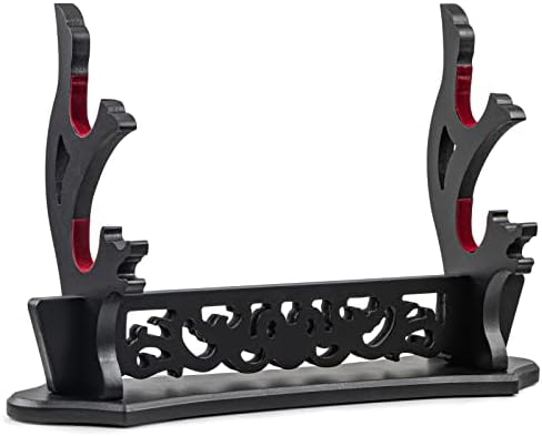 Amazon.com: Ekkhysis Vine Sword Stand 2-Tier Padded Hook Katana Stand ...