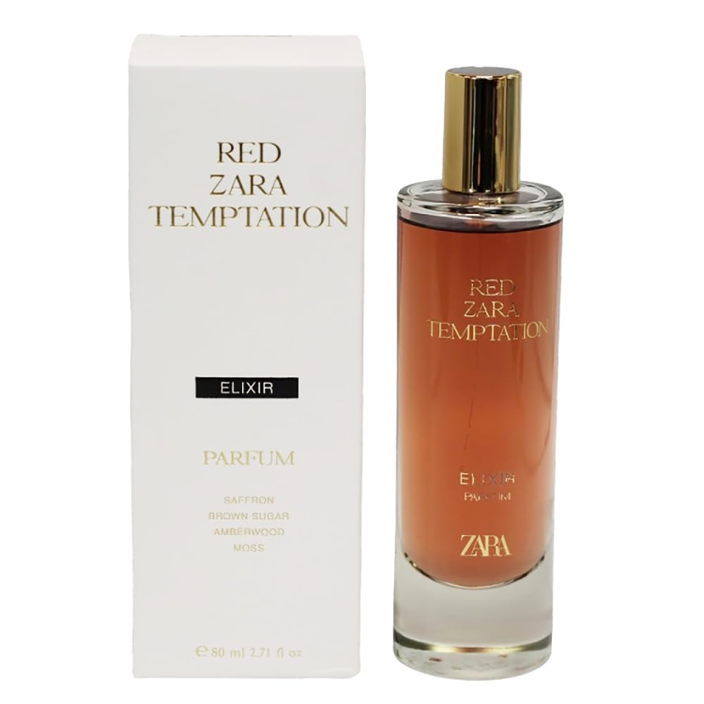 Amazon.com : Zara Red Temptation Elixir Parfum for Women Eau de Parfum ...