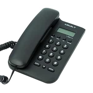 Corded Basic Landline Phone, TelPal FSK/DTMF Simple Caller ID Telephone ...