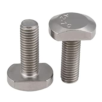 M5 M6 M8 M10 M12 304 Stainless Steel T-bolt T-shaped Screw Slot Bolts T ...