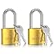 DELSWIN Weatherproof Padlock with Key (Keyed Alike) - Heavy Duty Solid ...