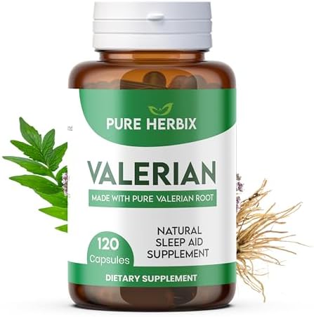 Amazon.com: PURE HERBIX Valerian Root for Sleep, 120 Count, Pure ...