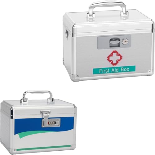 Amazon.com: GODLONSEN Medicine Lock Box, Locked Medicine Box, Medicine ...