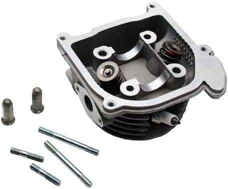 Amazon.com: Cylinder Head With Valve For Chinese GY6 49cc 50cc Scooter ...