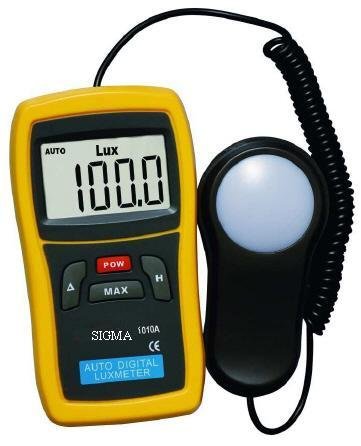 Sigma Make Digital Lux Meter 1010A (Autorange upto 50,000 Lux), with ...