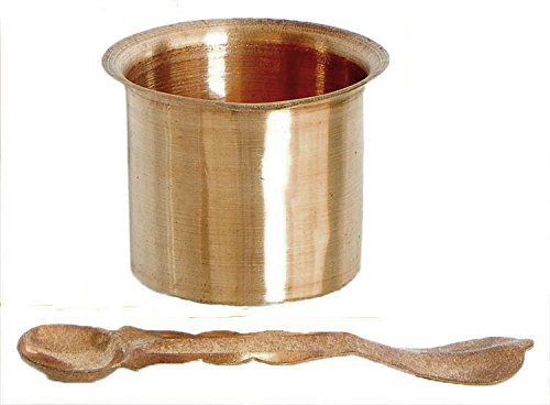 Buy TejasCare Copper Pancha patra udharini/Pooja lota and Spoon/Achman ...
