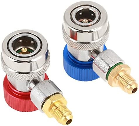 Quick Coupler Adapter, R134 A and C Low and High Quick Connector Air ...
