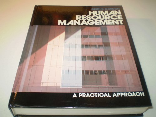 Amazon | Human Resource Management: A Practical Approach | Gordon ...