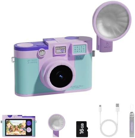Amazon.com : CHUZHAO Aesthetic Retro Digital Camera, Autofocus 12MP ...