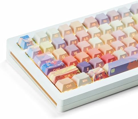 Amazon.com: dagaladoo Side Printed-PBT keycaps,Double Shot,Shine ...