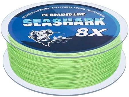 Seashark Braided Fishing Line Color Never Fade 8 Strands Super Strong ...