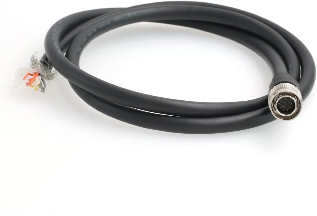 Amazon.com : DRRI 12Pin Hirose Male HR10A-10P-12P Flying Lead Cable for ...