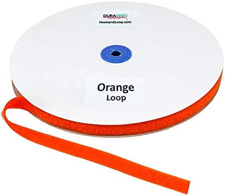 Amazon.com: DuraGrip® Brand - 5/8" Orange Loop Sew-On | Loop Side Only ...