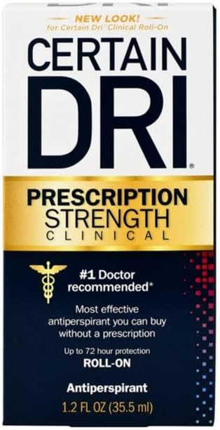 Amazon.com : Certain Dri Extra Strength Clinical Antiperspirant Solid ...
