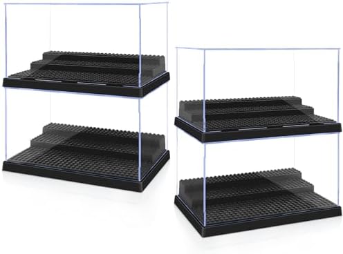 Amazon.com: Display Case for Minifigure Action Figures Blocks, Display ...