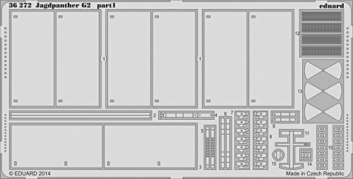 Amazon.com: Eduard Photoetch 1:35 - Jagdpanther G2 (Dragon 6609) - EDP36272