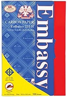 Amazon.com : Blue Duplicating Carbon Copy Paper for writing 100 sheets ...