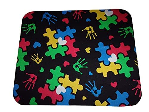 Amazon.com: Mouse Pad Autism Awareness Handmade Gift Office Decor Desk ...