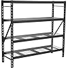 Amazon.com: Ironton 4-Tier Industrial Steel Shelving Unit, 8,000-Pound ...