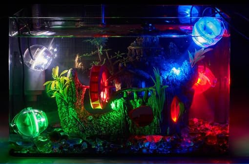 ESPERAR™️ Fish Tank Amphibious Submersible Mini LED Spotlight Lamp US ...