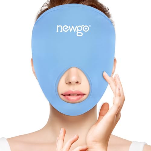 Amazon.com: NEWGO Ice Pack Face Ice Mask for Puffy Eyes, Cooling Face ...