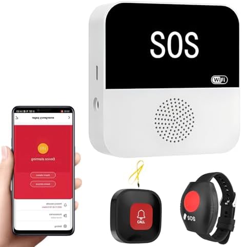 CallToU Wireless Personal Alarms for Elderly Call Button Panic Alarm ...