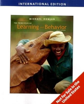 The Principles of Learning and Behavior : Domjan, Michael: Amazon.de: Bücher