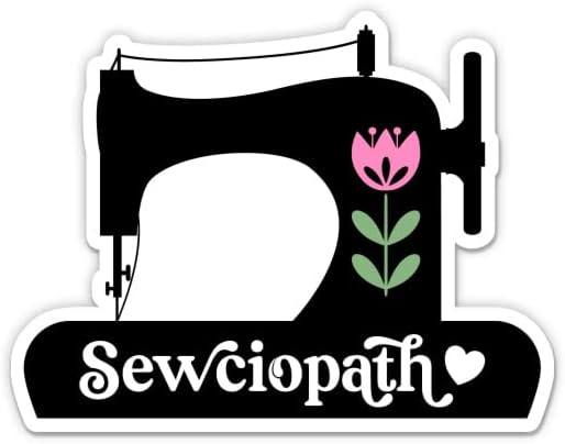 Amazon.com - Sewciopath Sticker - 3" Laptop Sticker - Waterproof Vinyl ...