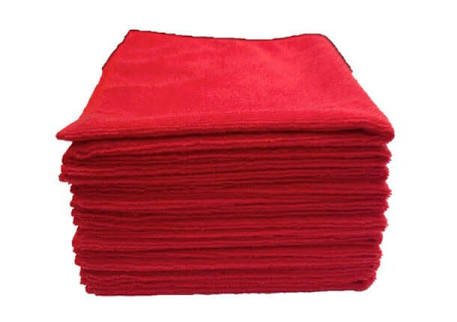 CIPS Red Duster Microfiber Cloth Cleaning Dusting Wiping Polishing mop ...